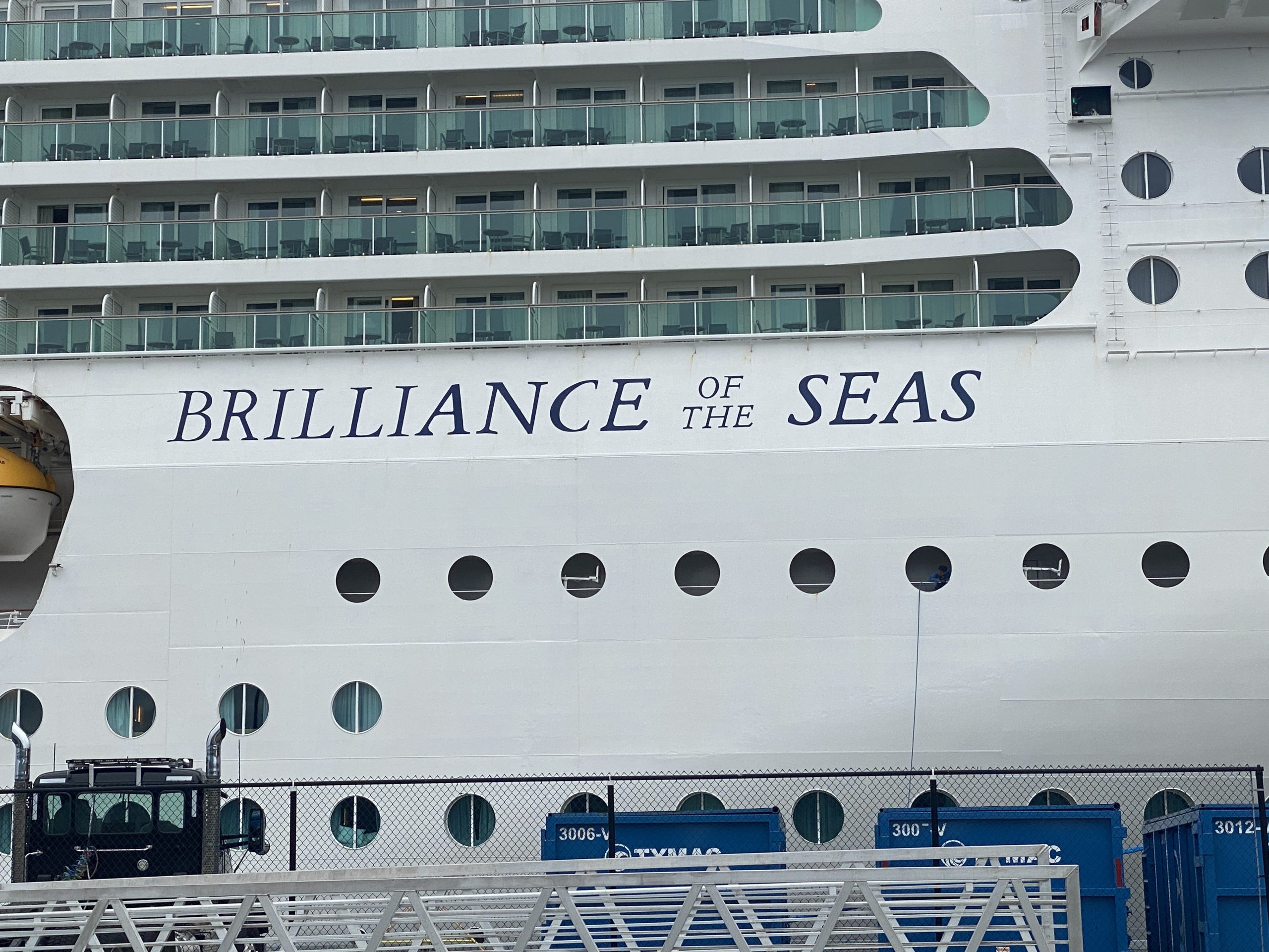 Boarding Brilliance of the Seas – Traveling with Justin